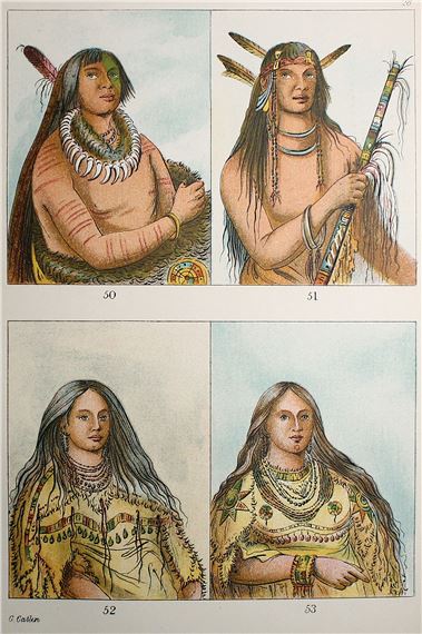 George Catlin | Plate 28 from The North American Indians (1844) | MutualArt