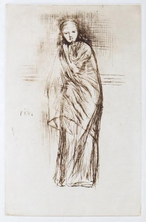 James Abbott McNeill Whistler | The Model Resting | MutualArt