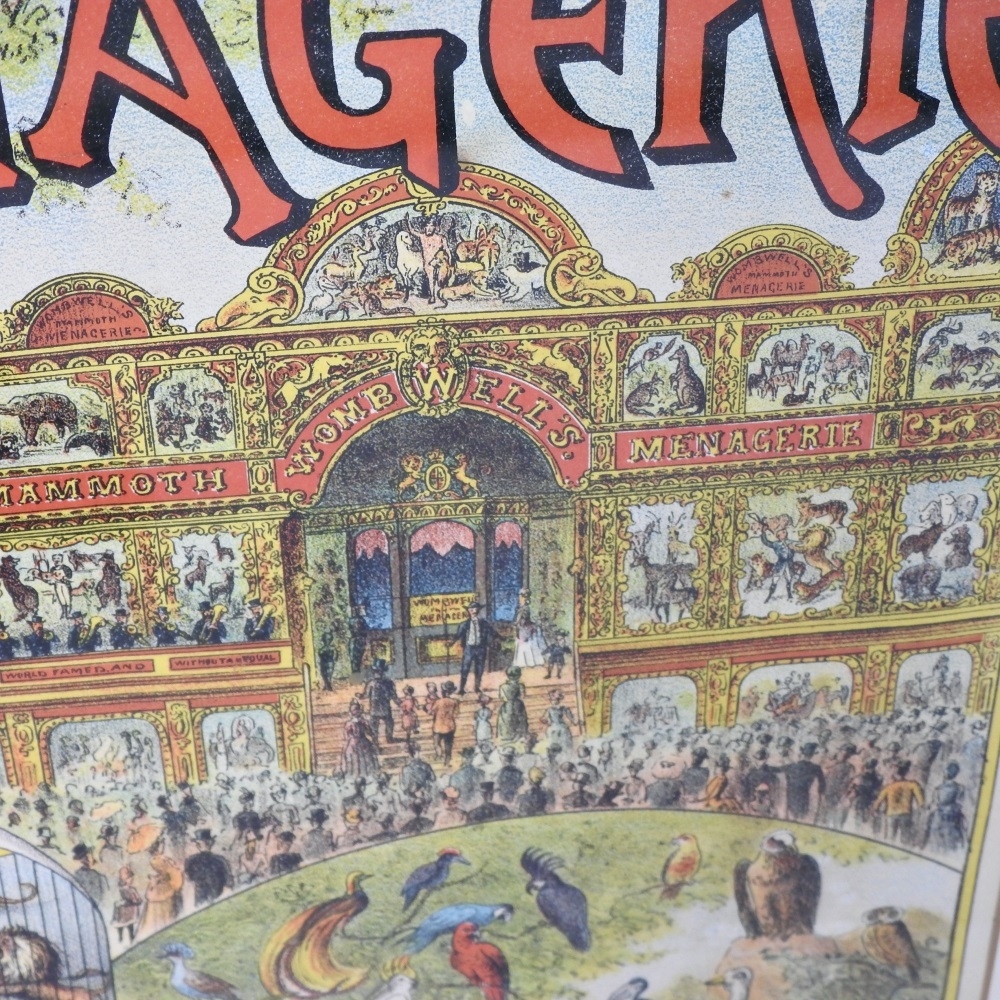 Halbert | A 19th century circus poster for Wombwell's Mammoth Menagerie ...