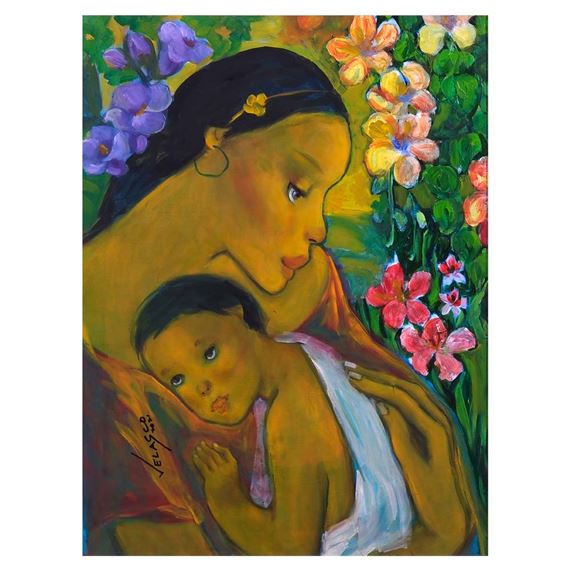Lydia Velasco | Mother and Son (2021) | MutualArt