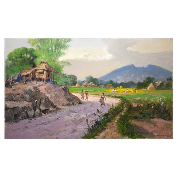Crispin Villafuerte Lopez | Landscape (1968) | MutualArt