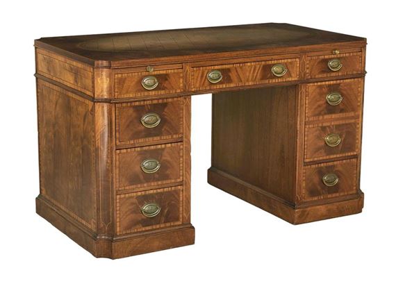 Above | Edwardian Mahogany Desk (Early 20th Century) | MutualArt