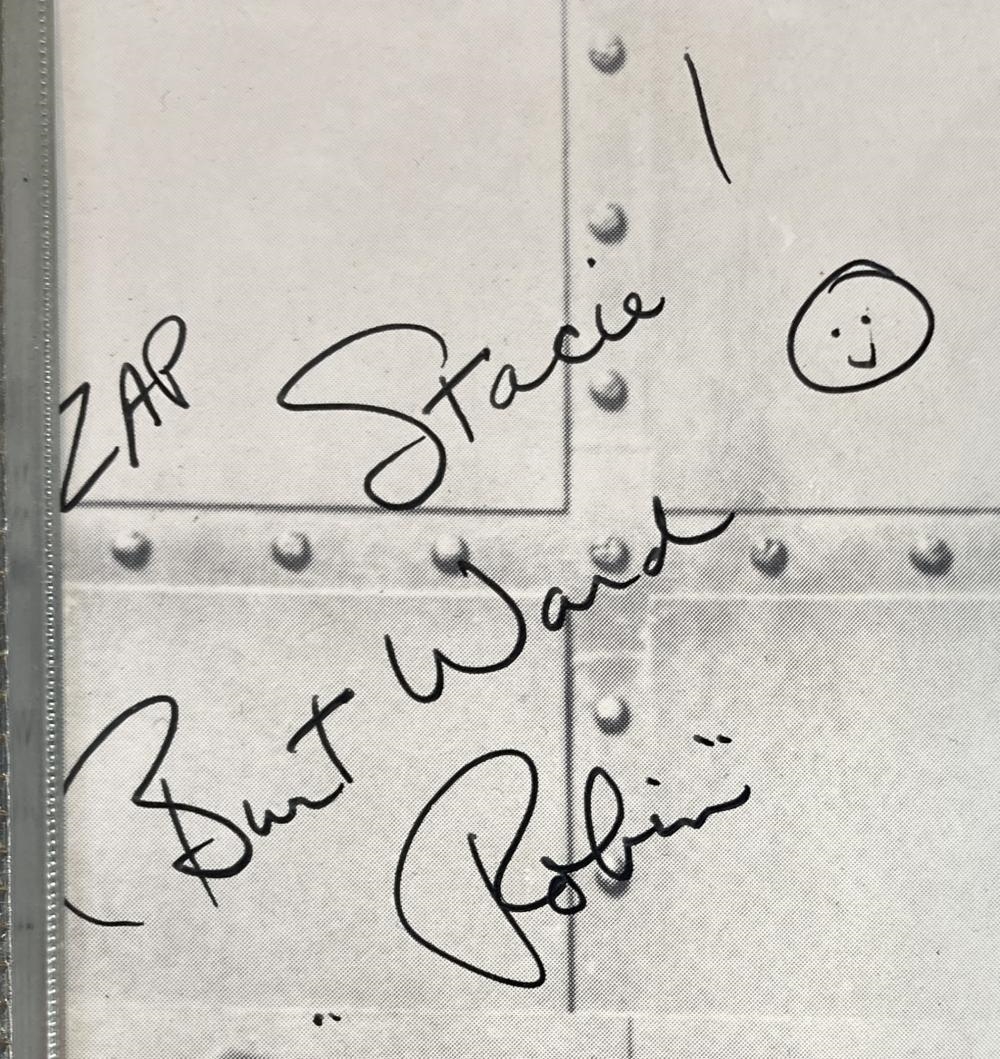 Robin Candy | Batman & Robin Actor Burt Ward Autograph Photo | MutualArt