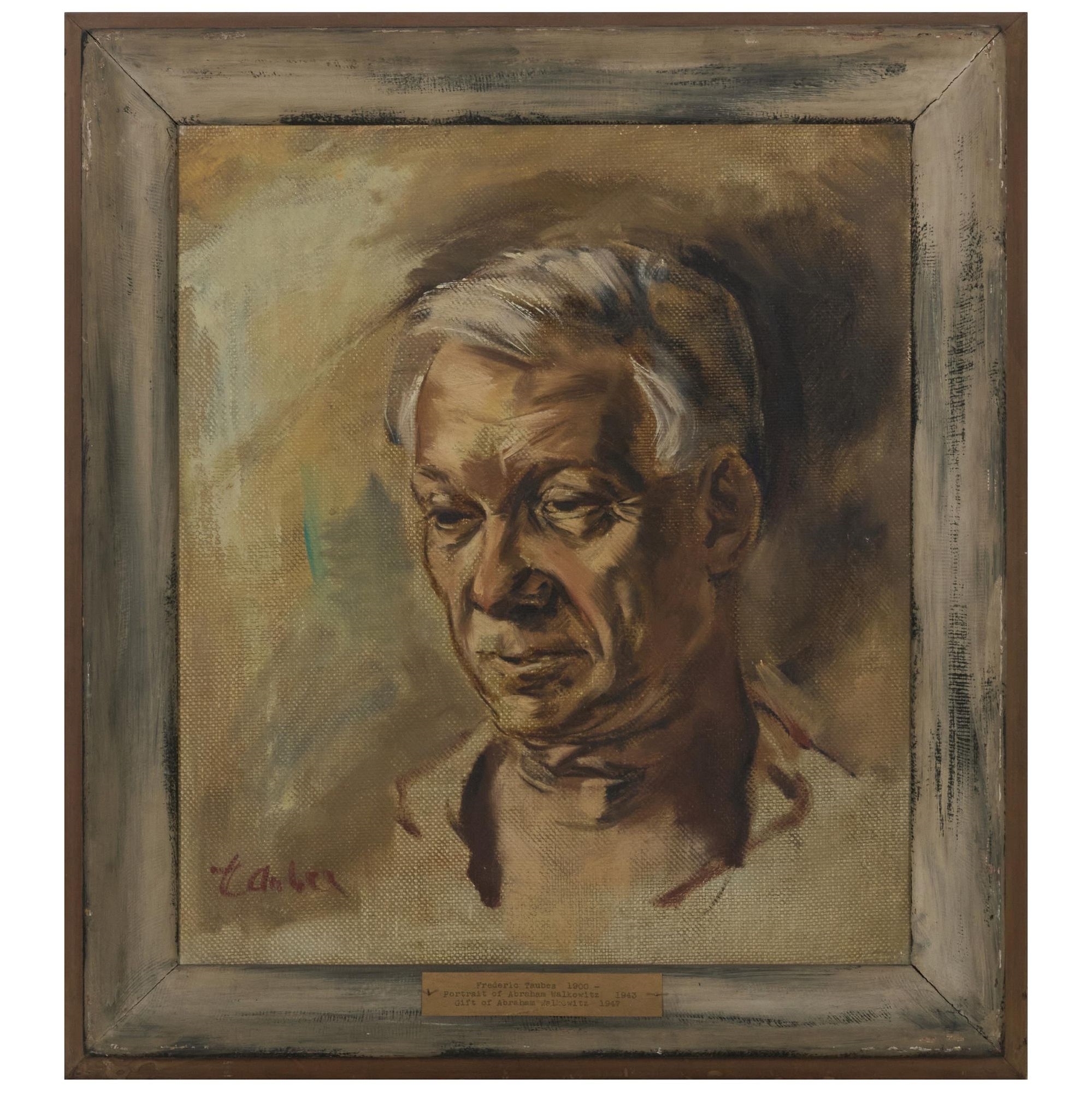 Frederic Taubes | Portrait of Abraham Walkowitz (1943) | MutualArt