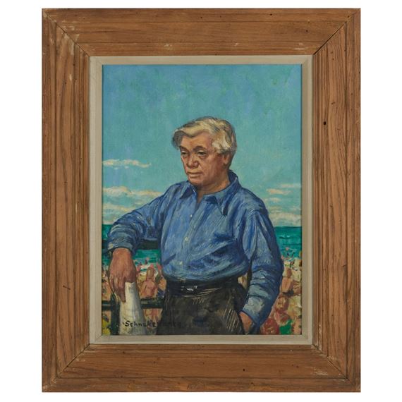 Henry Ernest Schnackenberg | Portrait of Abraham Walkowitz (1943 ...