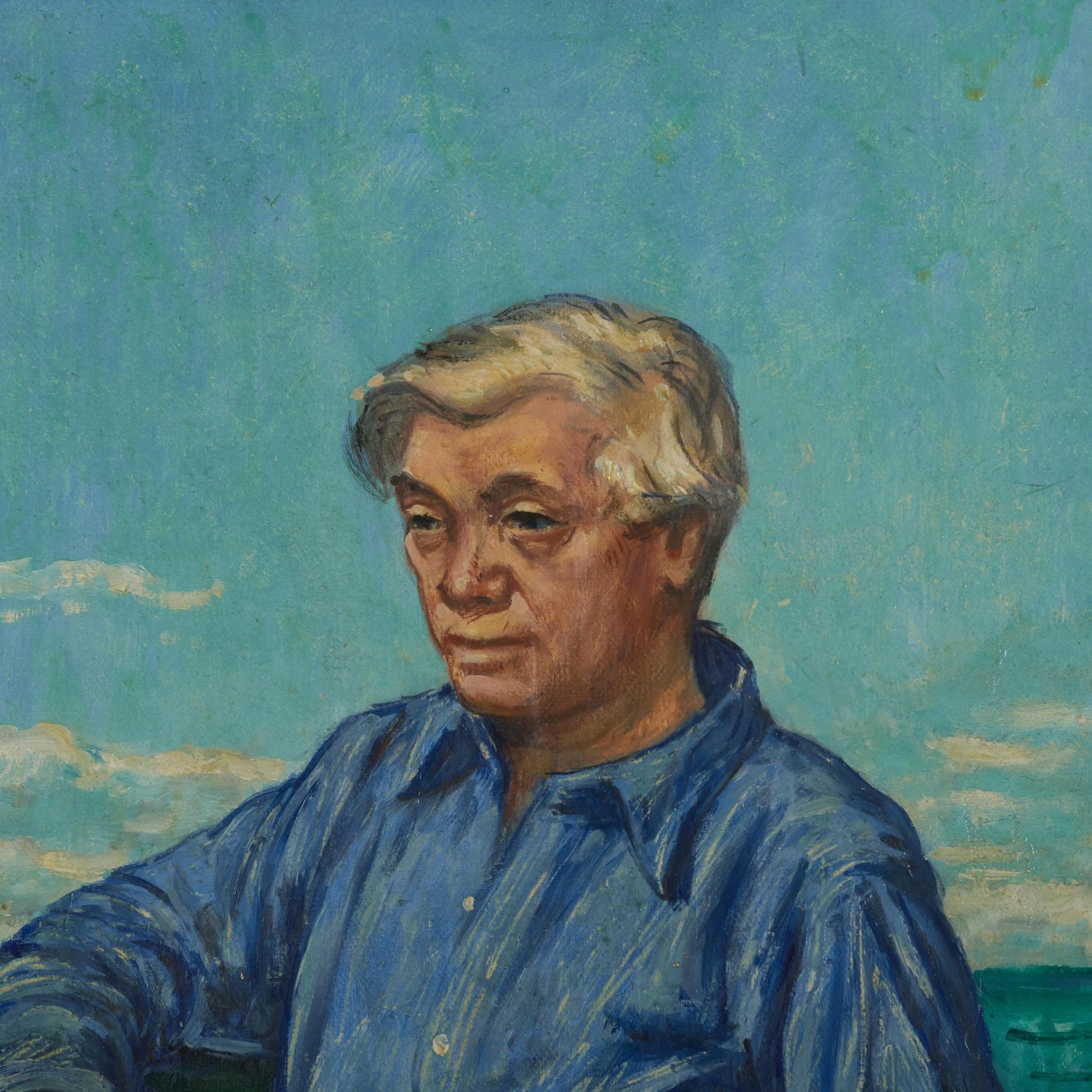 Henry Ernest Schnackenberg | Portrait of Abraham Walkowitz (1943 ...