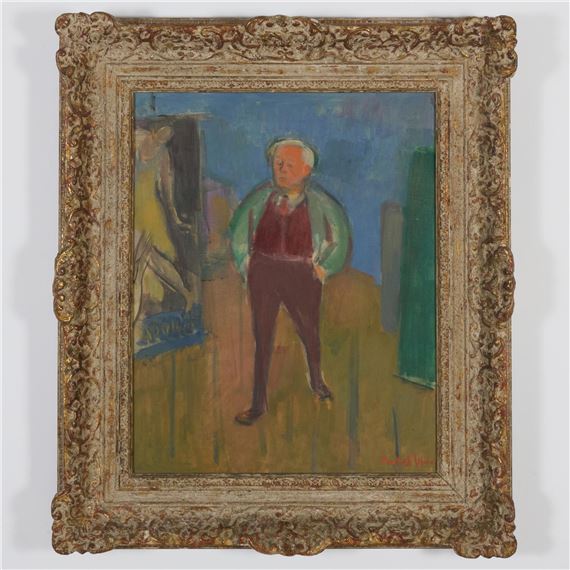 Manfred Schwartz | Portrait of Abraham Walkowitz (Circa 1943) | MutualArt