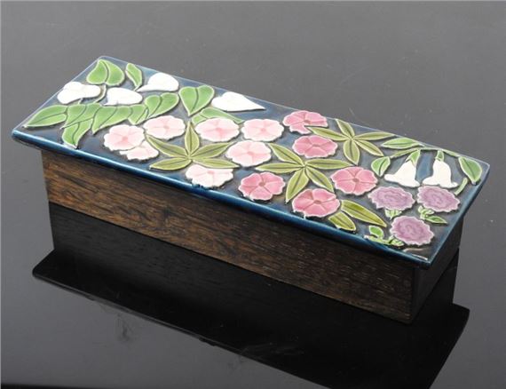 Mithé Espelt | Millefleurs Rectangular box in stamped (2020) | MutualArt