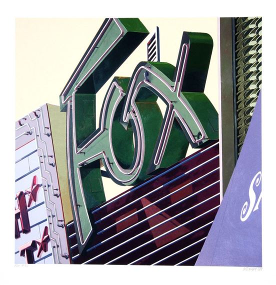Robert Cottingham | Robert Cottingham - FOX (2009) | MutualArt
