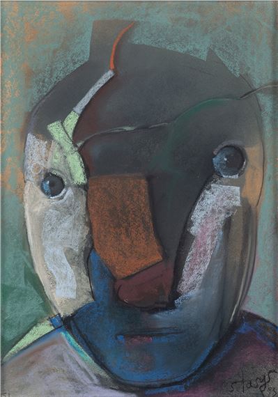 Stasys Eidrigevicius | Glass men (1993) | MutualArt