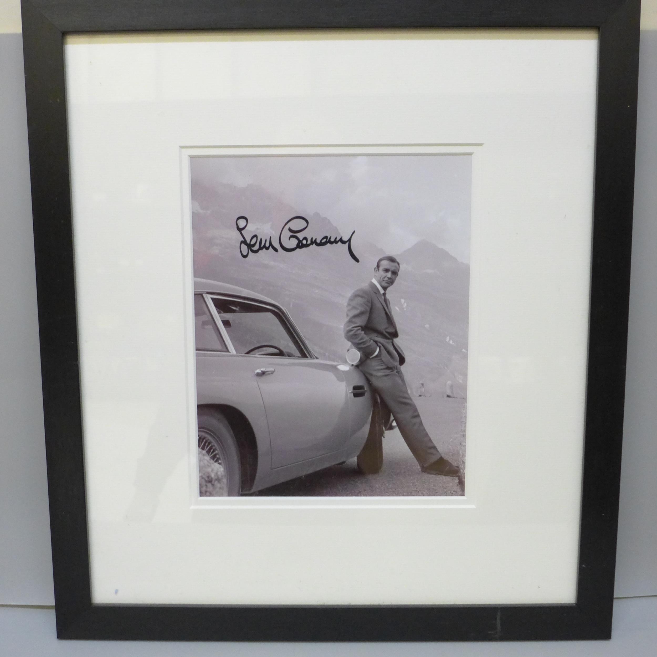 Martin | A framed and mounted black and white photograph of Sean Conn ...