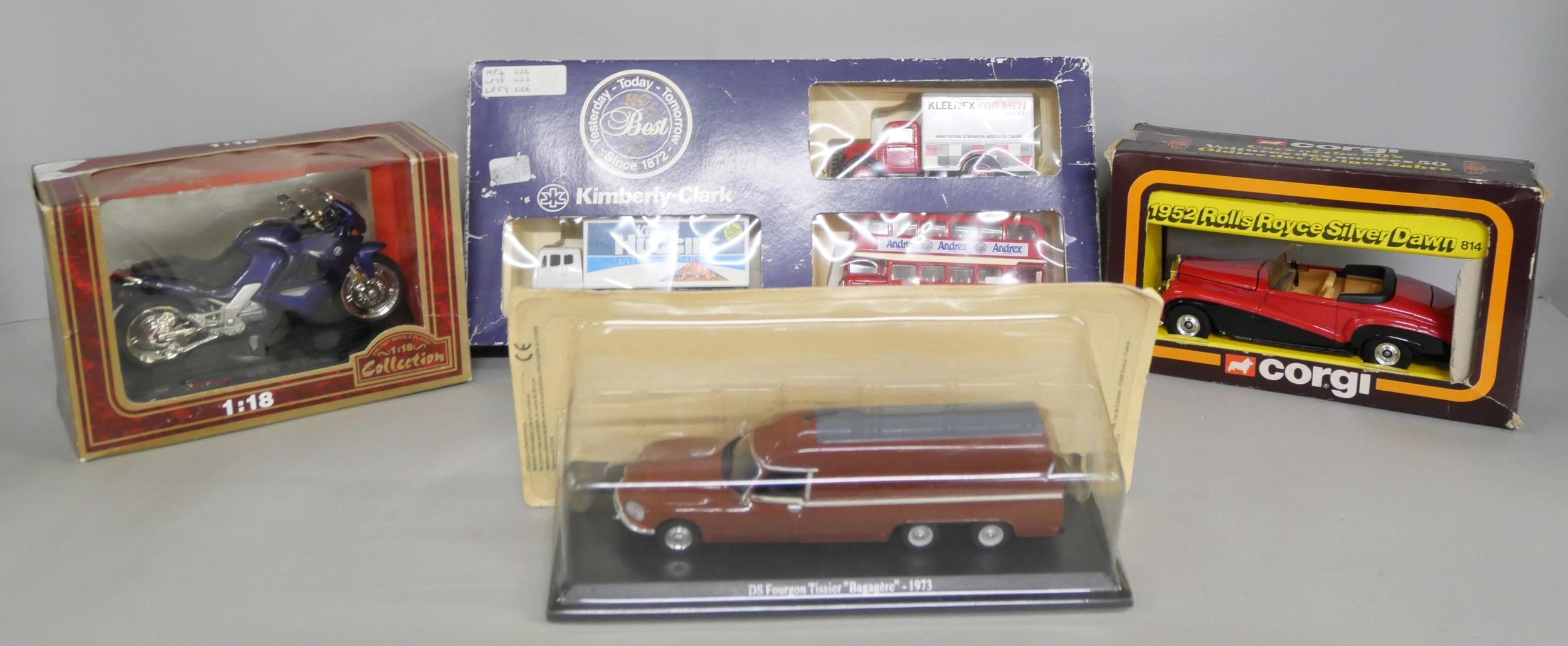 Kimberly Clark | A collection of boxed Die Cast vehicles to include ...