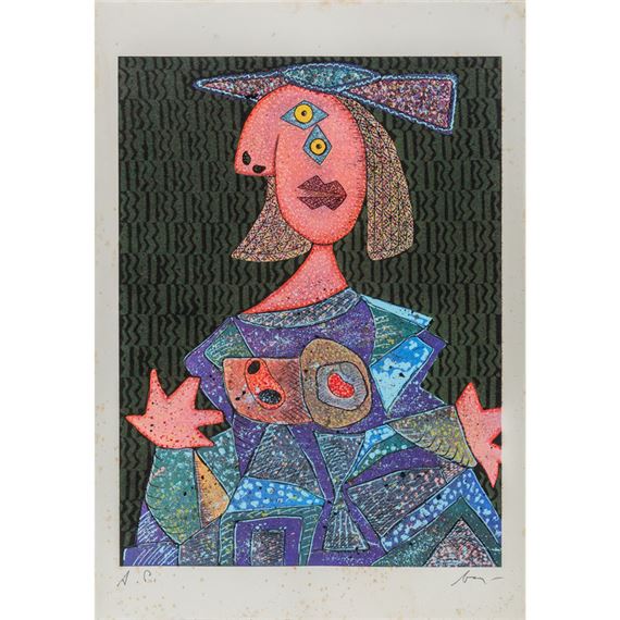 Enrico Baj | Donna 1973 (1973) | MutualArt