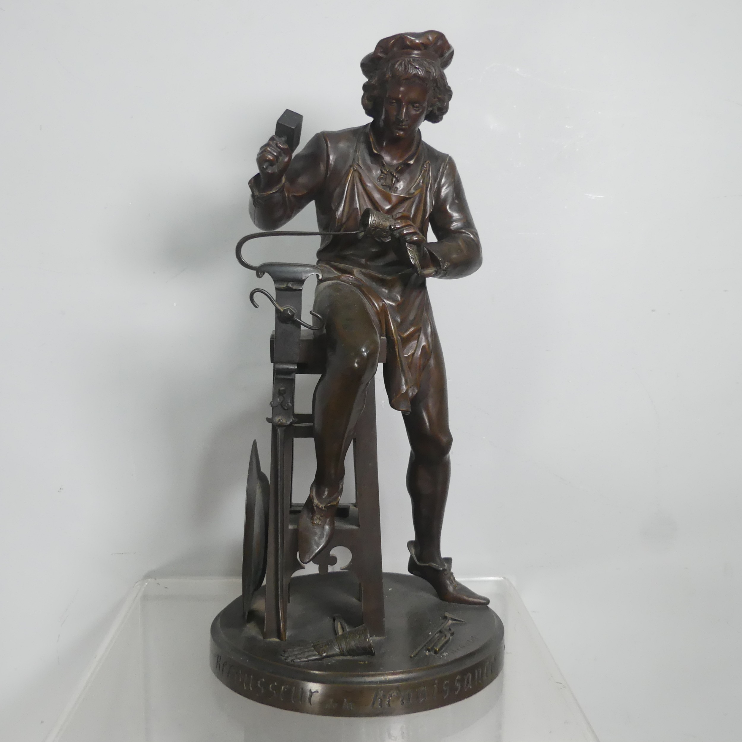 Ernest Rancoulet | a large 19th century French bronze titled Le ...