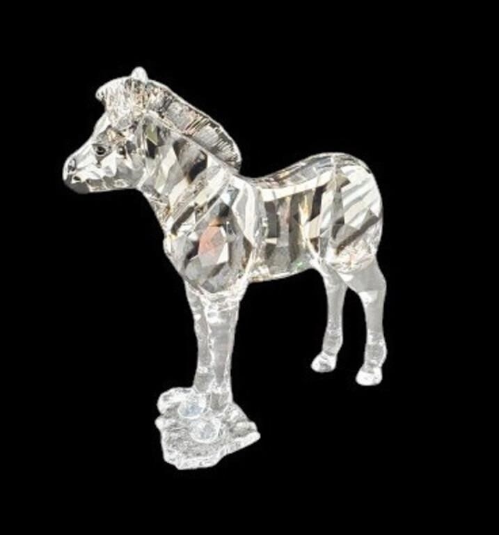 Swarovski | Swarovski 2021 SCS Zuri Baby Zebra Crystal Figure (2021 ...