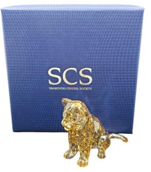 Swarovski | Swarovski Crystal Sitting Cub Figure | MutualArt