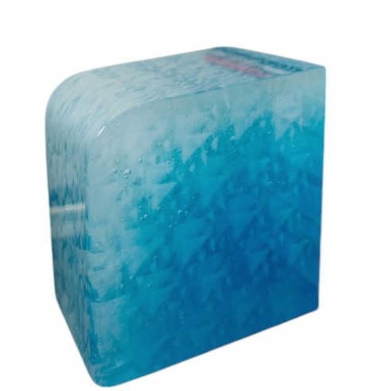 Emma Varga | Emma Varga Blue and Red Art Glass Bookends (2009) | MutualArt