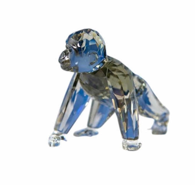 Swarovski | Swarovski 2009 SCS Gorilla Cub Figure (2009) | MutualArt