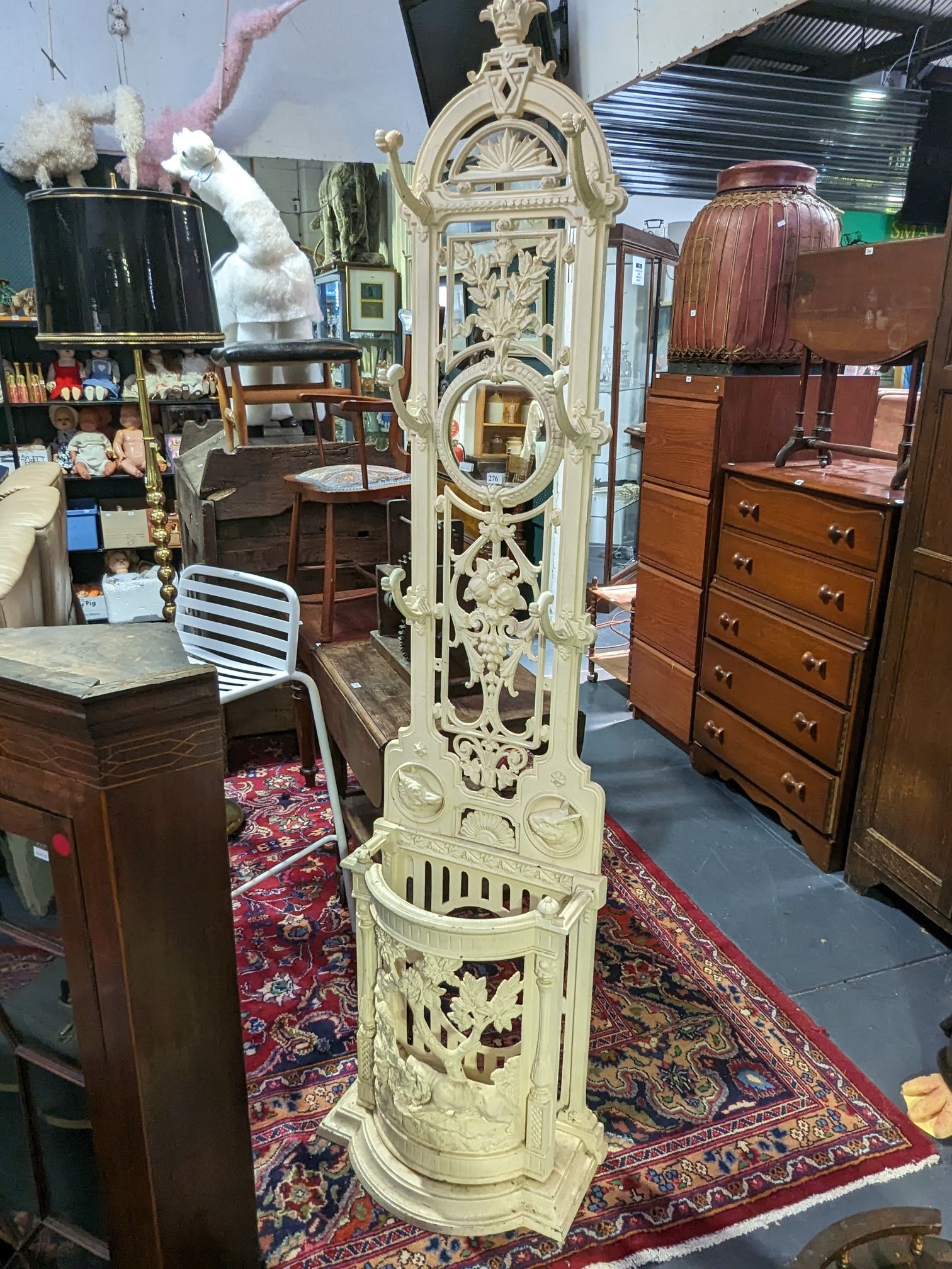 Rabbit | 19TH CENTURY IRON HALL STAND (19th Century) | MutualArt