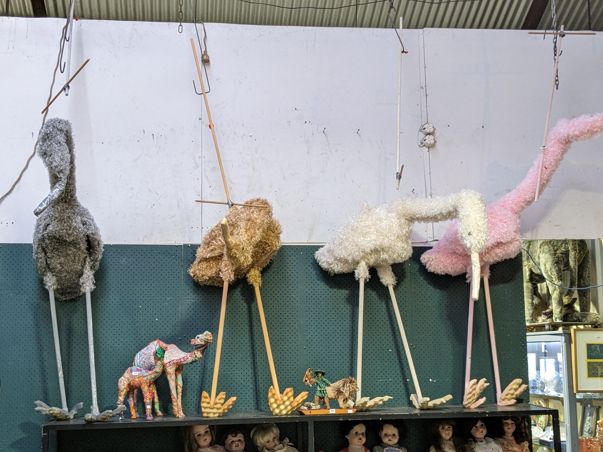 Large | FOUR LARGE PUPPETS | MutualArt