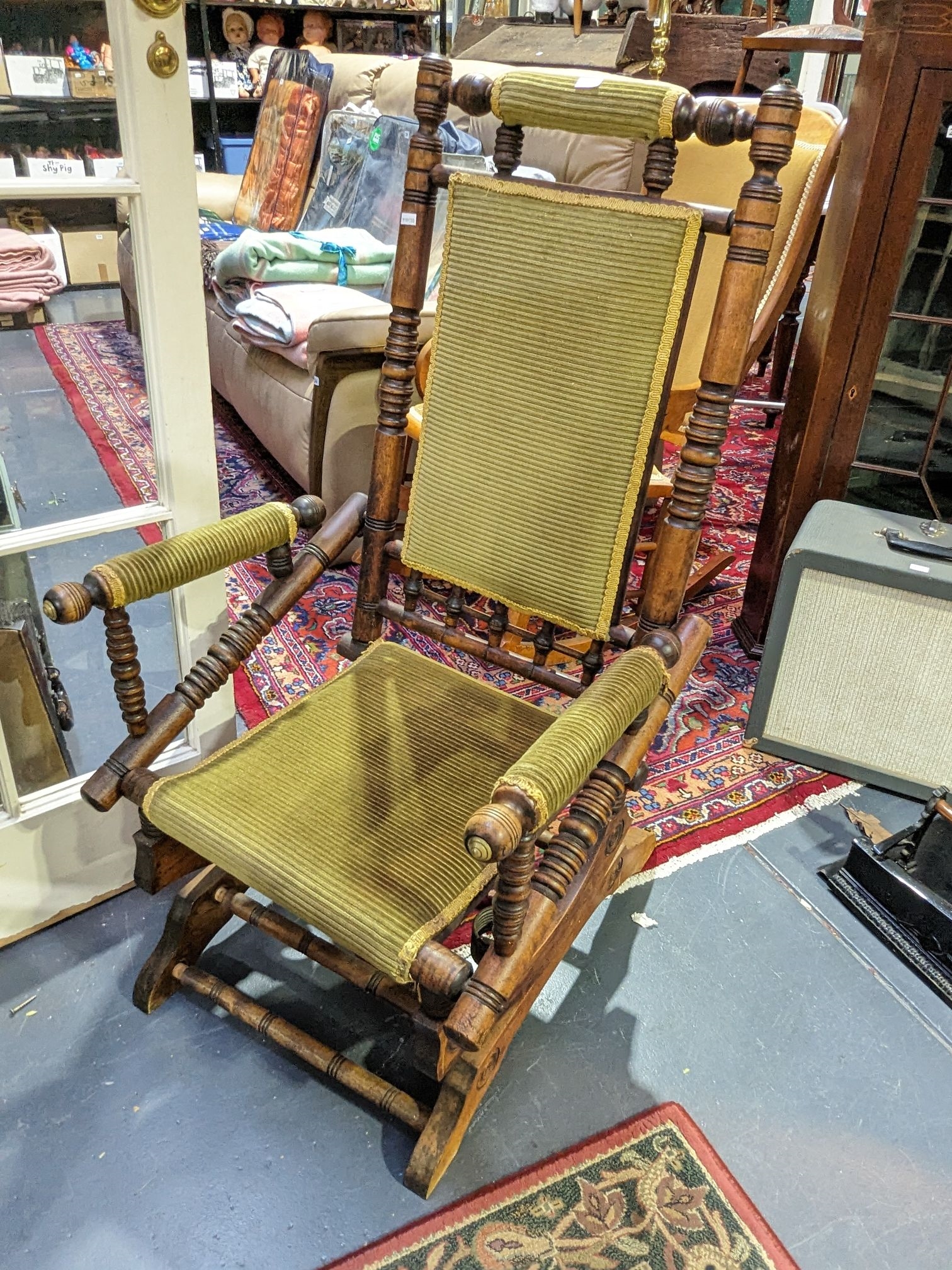 Green | DEXTER ROCKING CHAIR | MutualArt