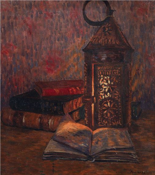 Mona Greer | Still Life with Lantern (1926) | MutualArt