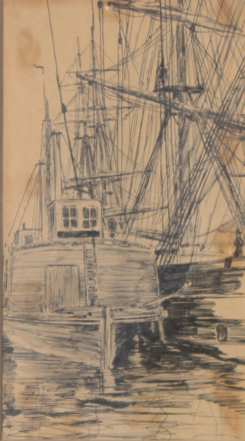 Otto Stark | Harbor Scene | MutualArt