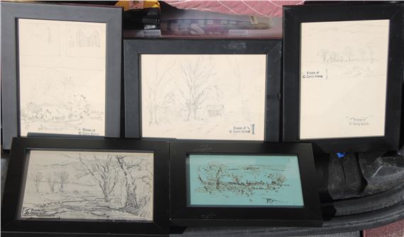 Claude Curry Bohm | Brown County Sketches | MutualArt