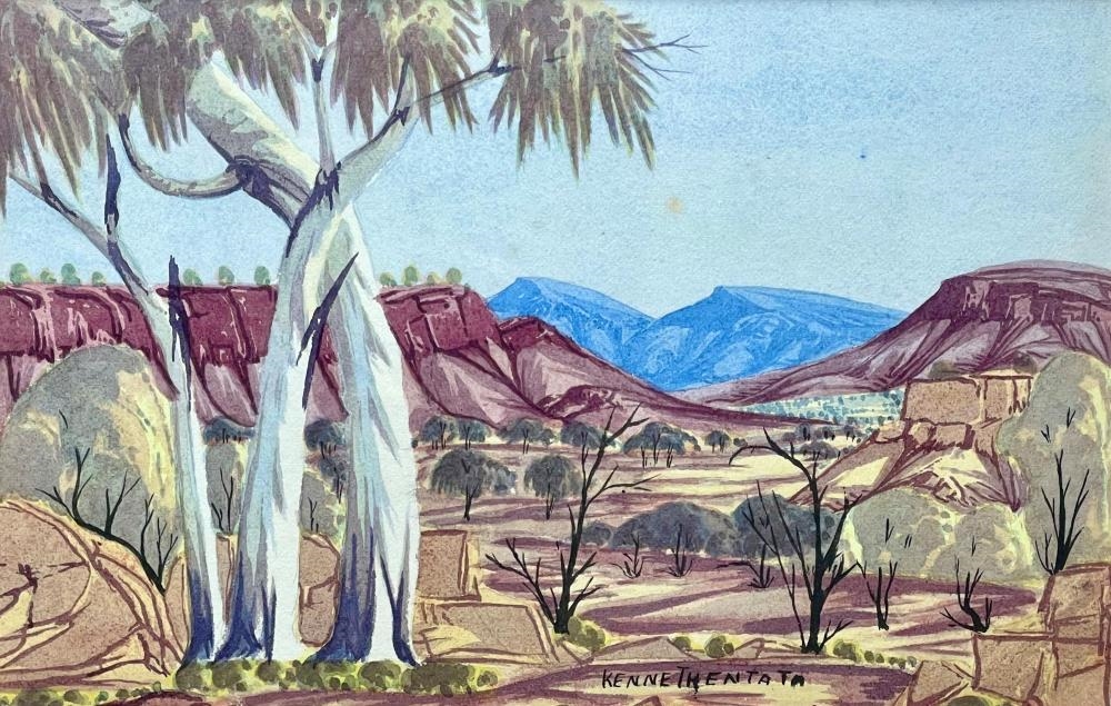 Kenneth Entata | Central Australian Landscape | MutualArt