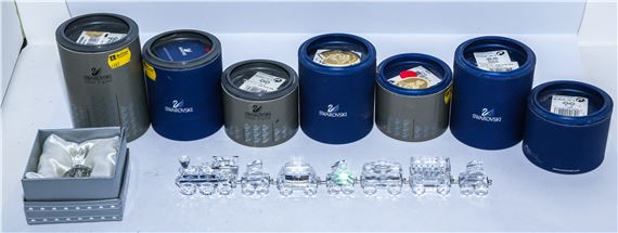 Swarovski | A Swarovski Crystal Train Set | MutualArt