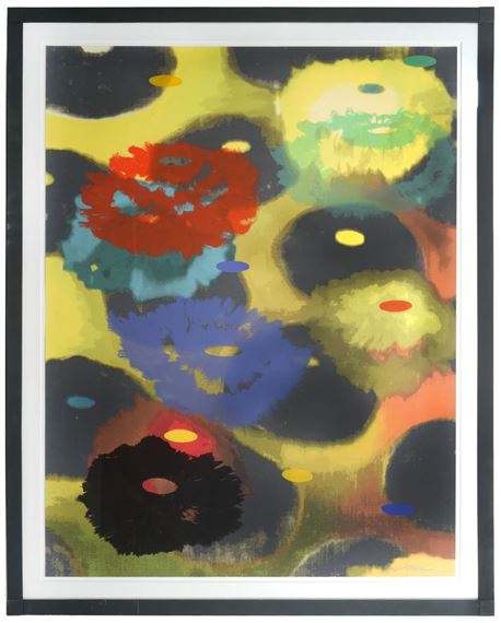 Ross Bleckner | Half is for the Moon (2009) | MutualArt