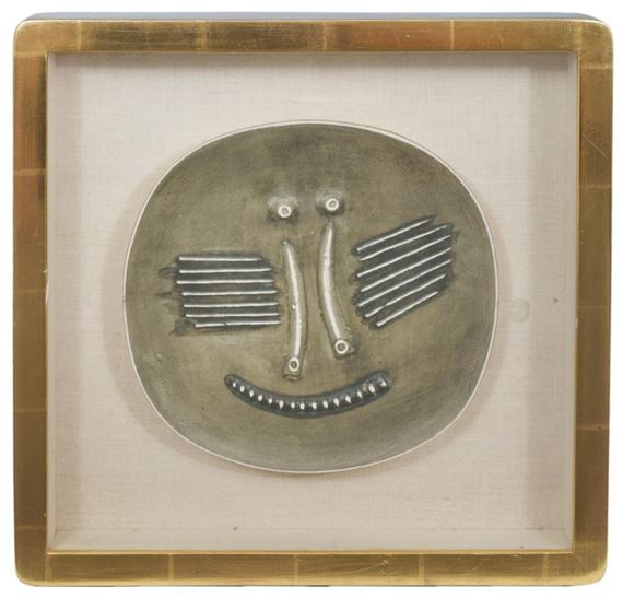 Pablo Picasso | Pablo Picasso Framed Face Plate With Pursed Nose ...