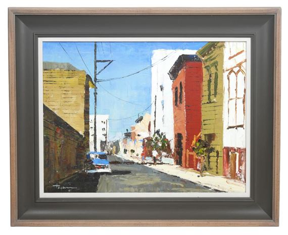 Hiroshi Tagami | Street Scene | MutualArt