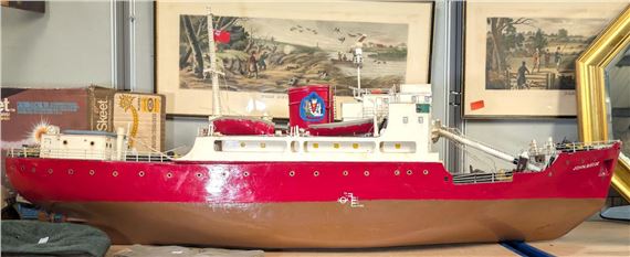 Large | A large scale model ship | MutualArt