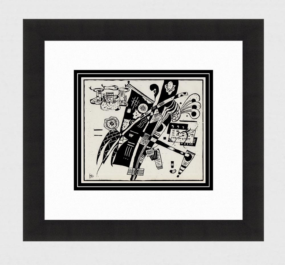Wassily Kandinsky | Wassily Kandinsky Original Woodcut Abstract ...