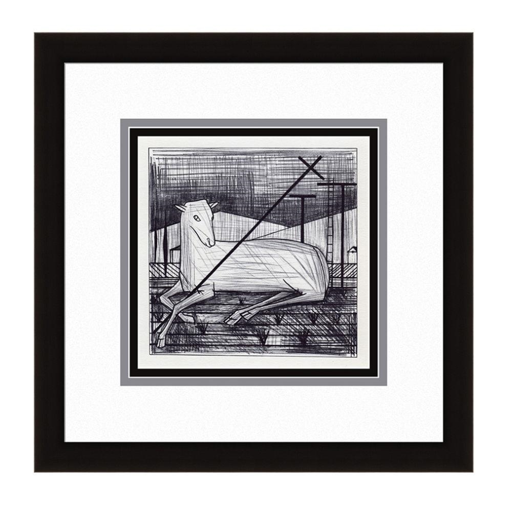 Bernard Buffet | Bernard Buffet Tae Paschal Lamb 1967 lithograph ...