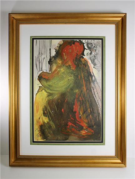 Salvador Dalí | Dali 1967 Original David Grieves Biblia Sacra Framed ...