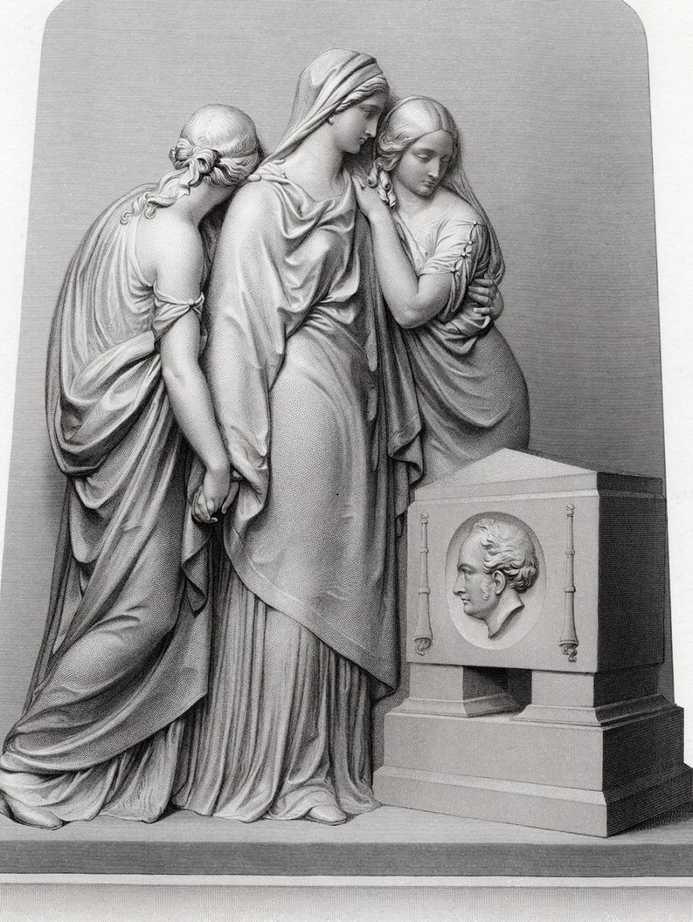 John Henry Foley | John Henry FOLEY 1800s Engraving The Tomb Revisited ...