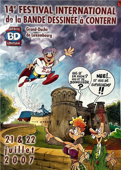 Roger LEINER | BD. POSTER for the 14th International Comics Festival in ...