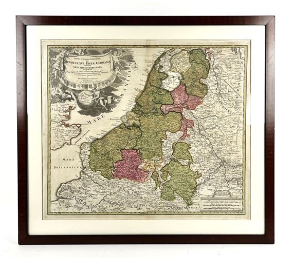 Johann | Tabula Generalis Totius Belgii qua Provinciae XVII. Infer ...