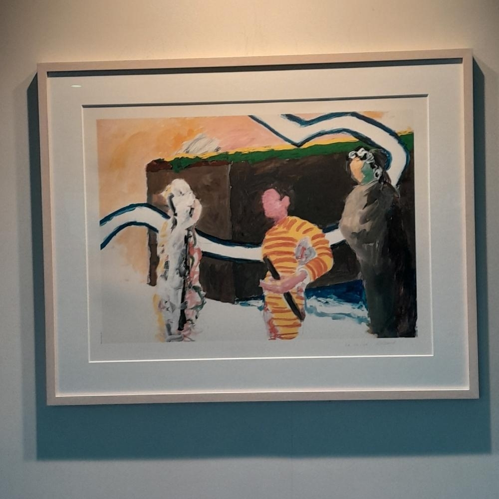 Roger Raveel | Een moeilijk gesprek | MutualArt