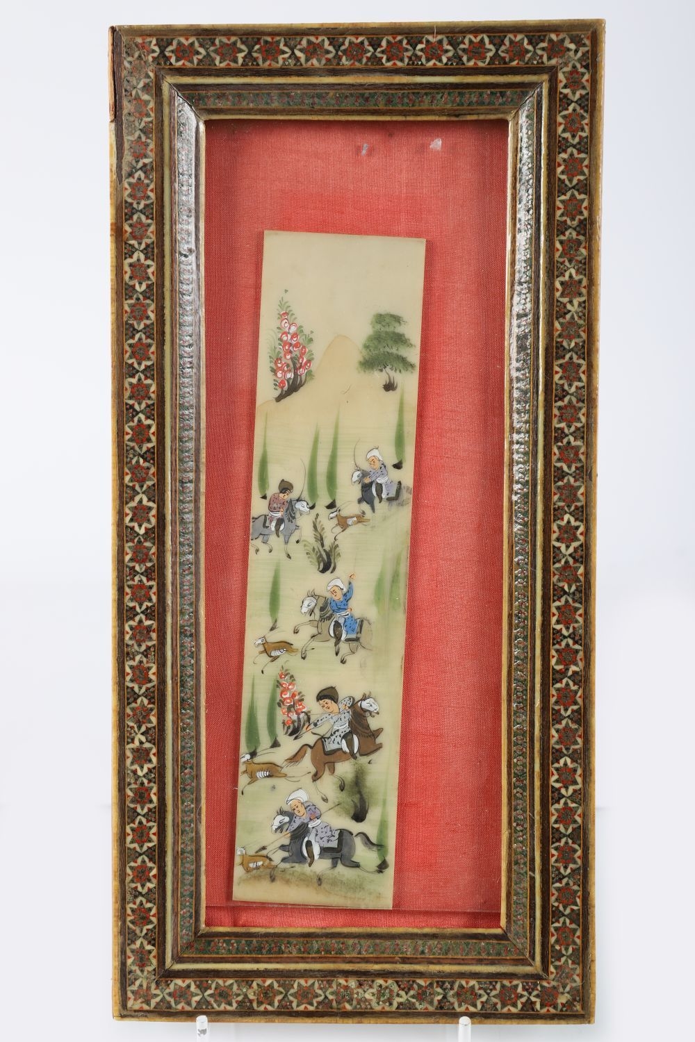 Ivory | 19TH-CENTURY PERSIAN PAINTING ON IVORY (19th Century) | MutualArt