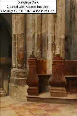 Carl Probst | Das Innere des Stephansdoms | MutualArt