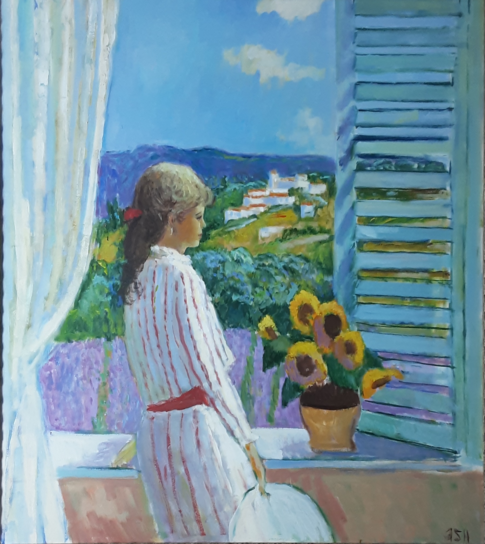 John Ash | GIRL AT WINDOW | MutualArt