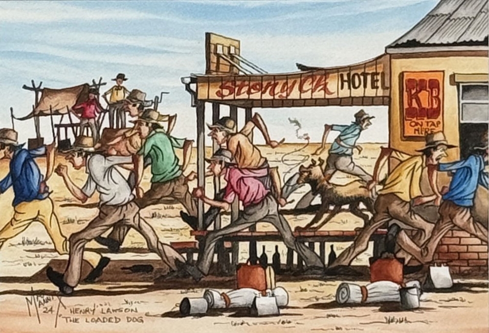 Max Mannix | Henry Lawson the Loaded Dog | MutualArt