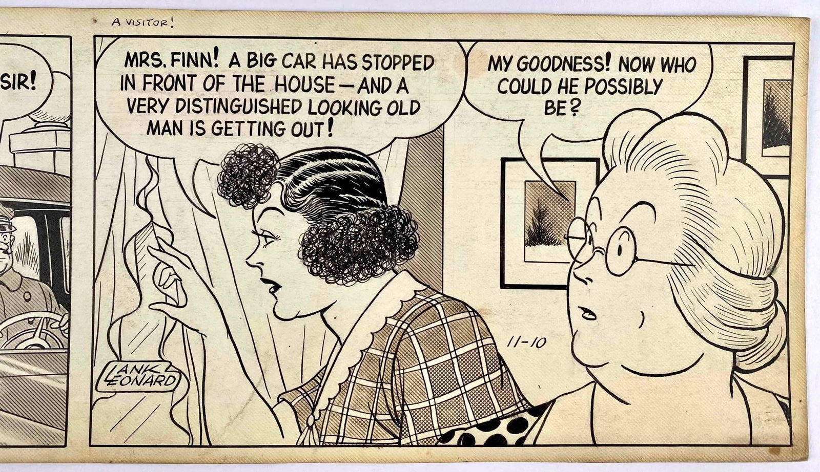 Frank E. Leonard | Lank Leonard Mickey Finn Original Artwork Comic ...
