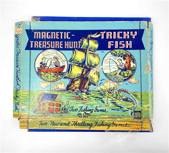 Block | Magnetic Treasure Hunt and Tricky Fish Game, Mid-Twentieth ...