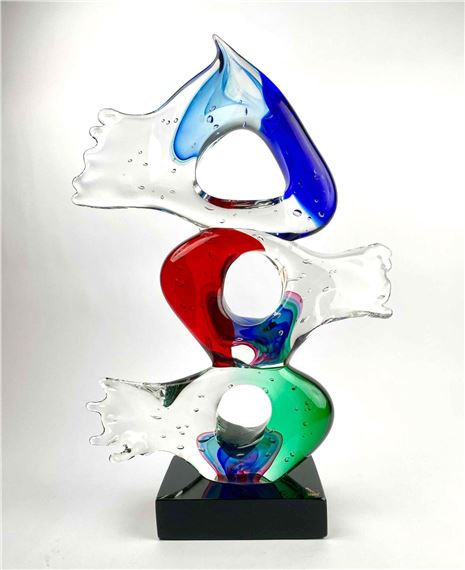 Murano | Large Contemporary Signed Glass Sculpture (Murano, Italy ...