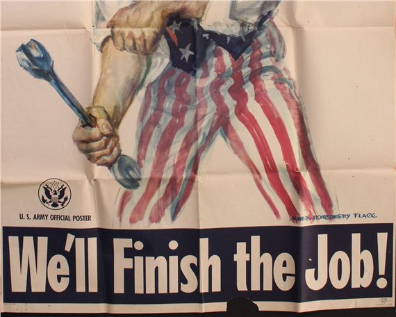 James Montgomery Flagg | WW2 Propaganda Poster, Uncle Sam | MutualArt