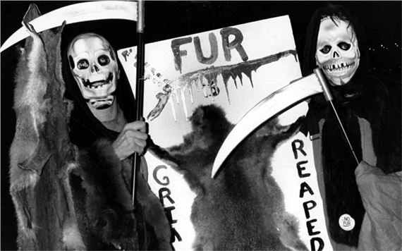 Kylie Pickett | Protestors dressed as the Grim Reaper during an anti ...